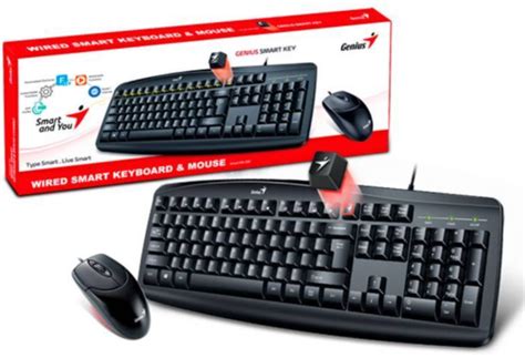 091163256229 TECLADO WIRED SMART MOUSE GENIUS SMART KM 200 USB