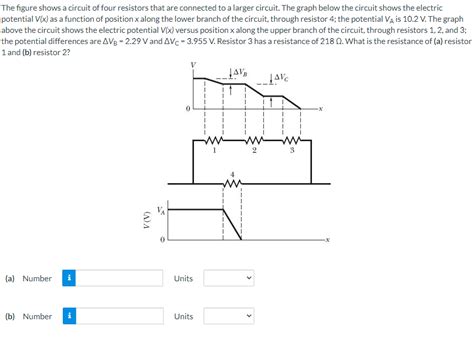 Solved The Figure Shows A Circuit Of Four Resistors That Are
