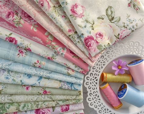 ROSE WALTZ Ruru Bouquet Quilt Gate Shabby Chic Cottage Core Japanese