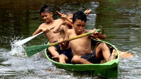 Tradisi Balumbo Biduk Sarolangun Dulu Hadiahnya Minyak Tanah