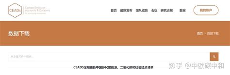 拿去用！世界各国碳排放权威数据库汇总（建议收藏） 知乎