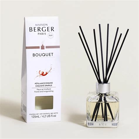 Exquisite Sparkle Clear Cube Scented Bouquet Diffuser Bubbles Showers