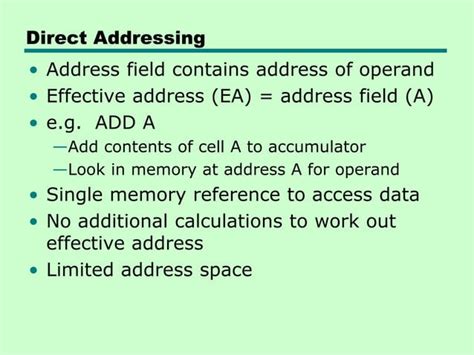 Instruction Sets Addressing Modes Ppt