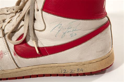 Michael Jordans Game Worn Nike Air Ship Sneakers Sell For 71554