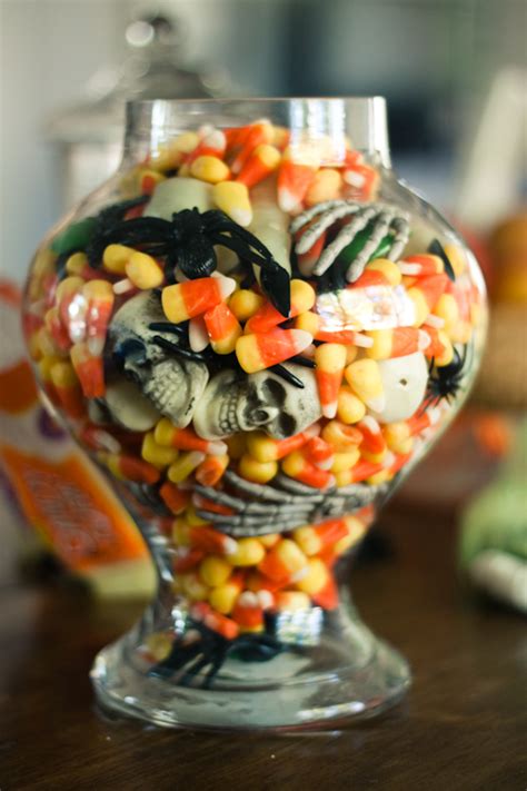 Strawberry Chic Creepy Candy Corn Jar
