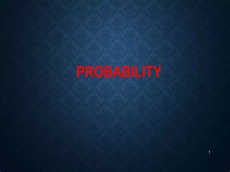 Probabilityppt