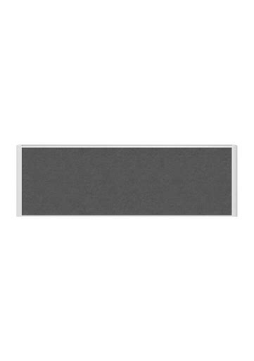 Screenwork Charcoal Acoustic Screen 1600w X 520h White Krost