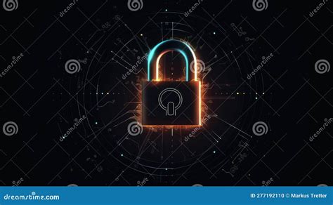 A Lock Icon Symbolizing The Importance Of Data Security In Big Data