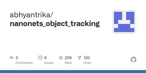 Github Abhyantrikananonetsobjecttracking