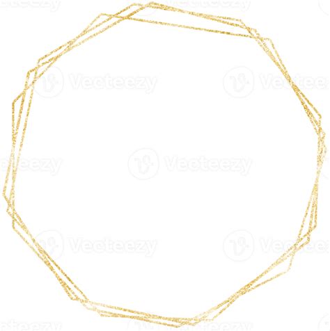 Gold Octagon Frame 35538917 Png