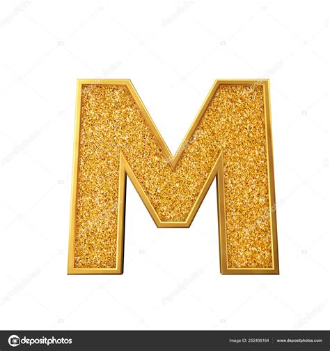 Glitter Gold Letter M Sign Thermocol Ubicaciondepersonascdmxgobmx