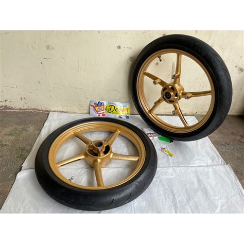 Jual Bekas Velg Racing Boy Velk Palang 5 RCB SP522 Satria Fu Karbu