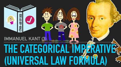 Immanuel Kant⎥categorical Imperative Universal Law Formula Youtube