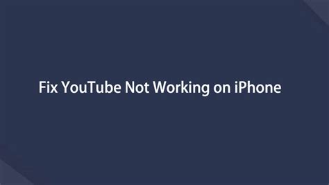 Эффективный способ исправить неработающее приложение Youtube на Iphone