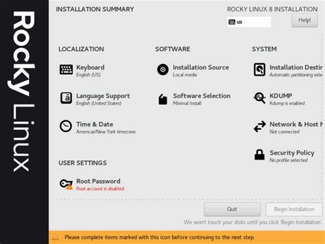 Rocky Linux Minimal Install With Screenshots CentLinux