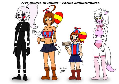 Fnia Extra Animatronics By Tmntsam On Deviantart