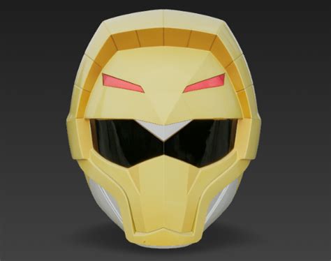 🦁 Super Sentai Zyuohger Zyuoh Lion Yellow Ranger Head・ Stl File For 3d