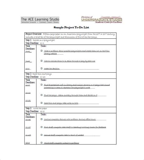 To Do List Templates 24 Free Printable Word Excel PDF Formats Samples Examples