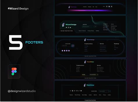 Footer Templates Figma