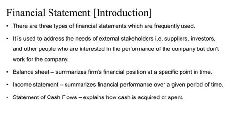 Financial Statements Presentation Pptx