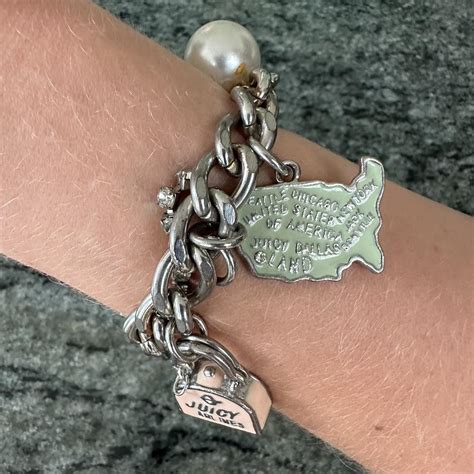 Vintage Juicy Couture Charm Bracelet Depop