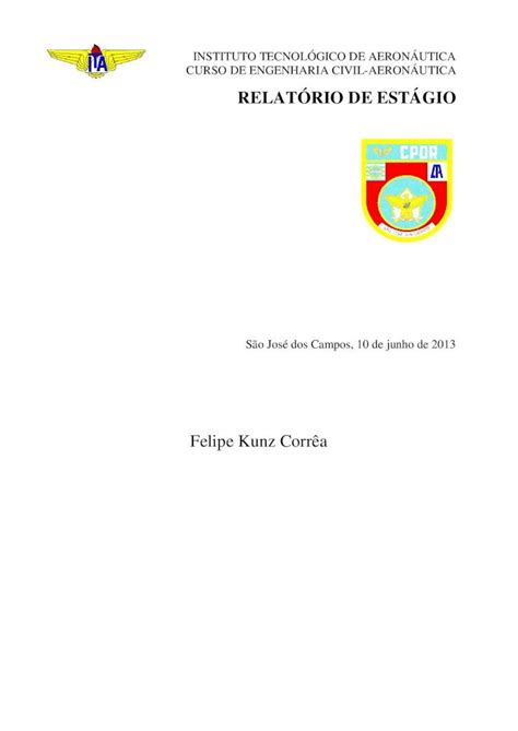 Pdf RelatÓrio De EstÁgio Felipe Kunz Corrêa Dokumen Tips