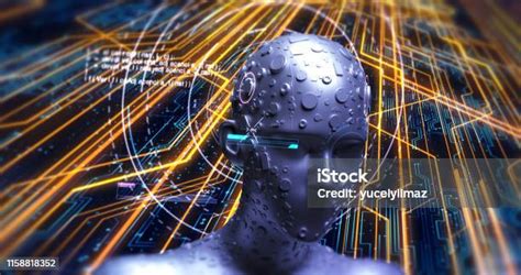 고급 Ai 로봇 기계 학습 3d 일러스트레이션 렌더링 3차원 형태에 대한 스톡 사진 및 기타 이미지 3차원 형태 4k해상도 Cpu Istock