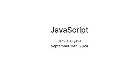 Javascript — Teletype