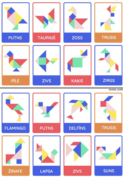 Figūru Dzīvnieki Mācību Materiāli