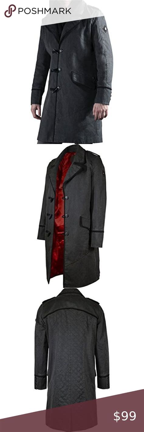 Musterbrand Assassins Creed Syndicate Jacobs Coat Black Leather