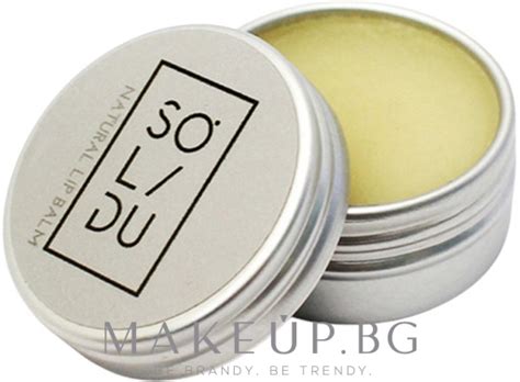 Балсам за устни с пчелен восък и кокосово масло Solidu Natural