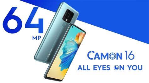 Tecno Camon 16 Arrives In India With 64MP Quad Camera And 6 8 Display