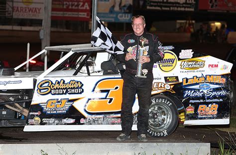 Shryock Scores Imca Modified Feature Win At Boone Imca