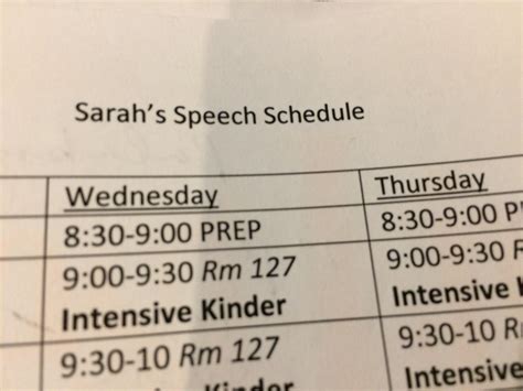 10 Hacks For Your Speech Schedule Speech Is Beautiful
