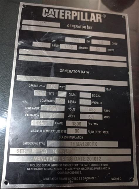 Caterpillar 3516c Generator