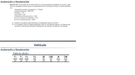 Acceleration And Deceleration Exercise Ii In A Chegg