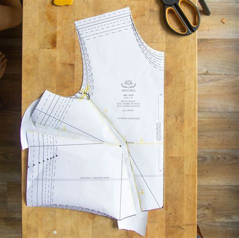 FBA Guide Amelie Sew Along Week B Full Bust Adjustment On Non