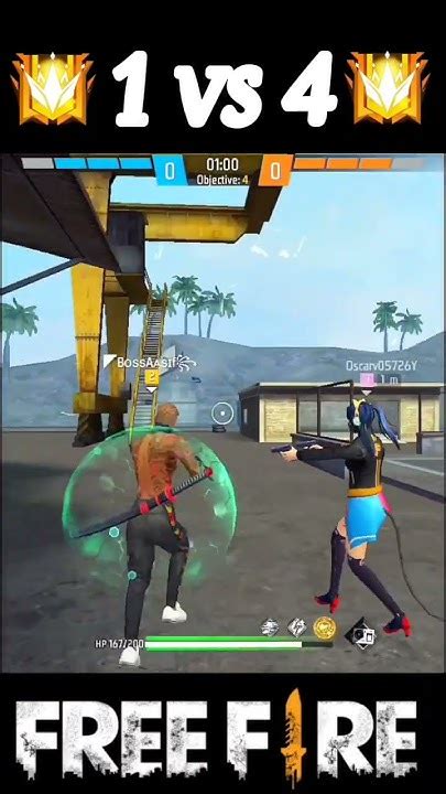 Free Fire 1 Vs 4 With M500⚡💯m500 God🔥arisudanyt Totalgaming093