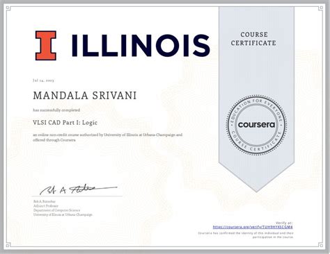 Mandala Srivani On Linkedin Courseracertified Illinois