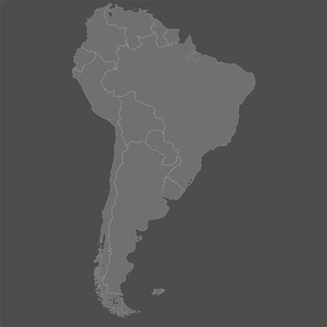 Blank Map Of South America — Ultimaps