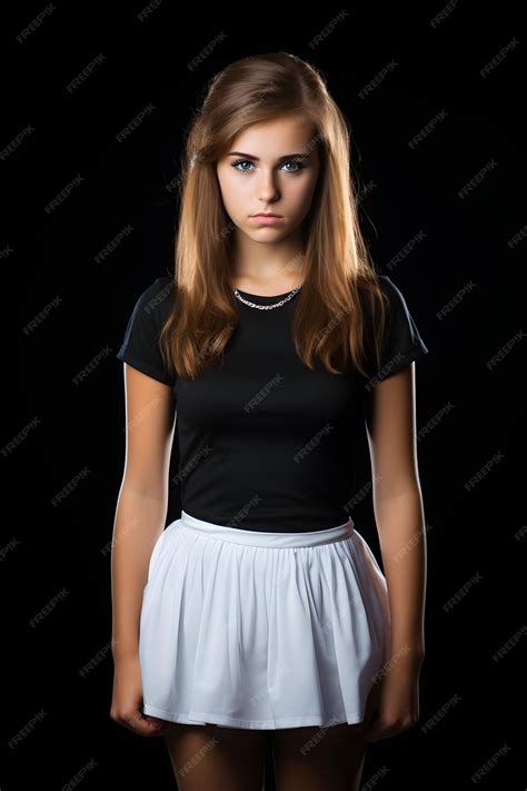 Девушка в полный рост в гимнастической форме Премиум Фото