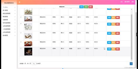 [附源码]java毕业设计商店管理系统（系统 lw） java商店管理系统 csdn博客