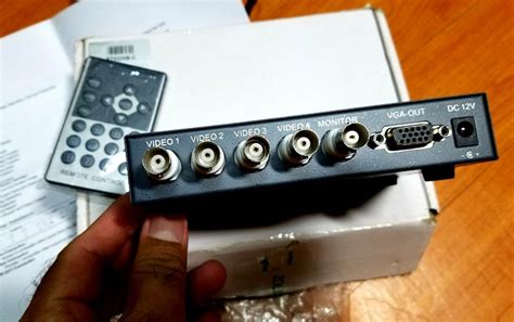 CCTV Channel Multiplexer Furniture Home Living Security Locks Security Systems CCTV