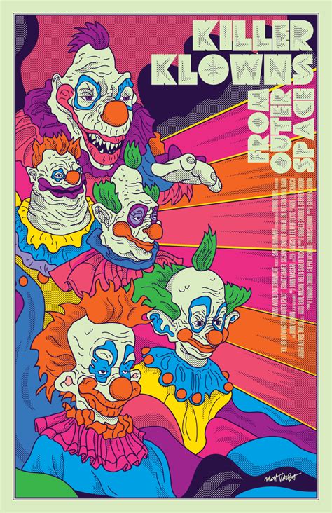 Killer Klowns From Outer Space Poster By Mattrobot
