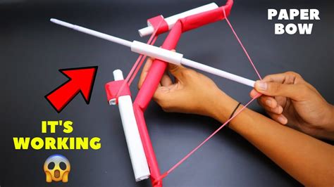 How To Make A Paper Origami Bow And Arrow
