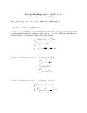 HW1 Pdf ECE 301 004 Homework 1 CRN 17102 Due Date Thursday 8 30