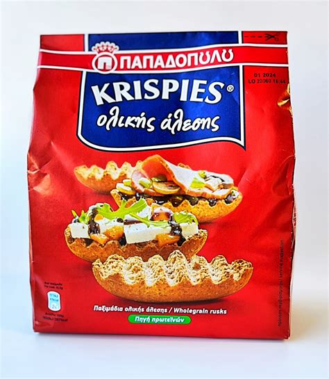 Papadopolou Krispies Wholegrain Rusks Deligreek