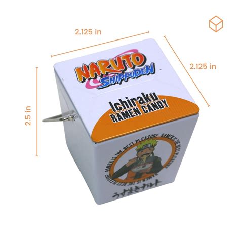 Buy Naruto Ichiraku Ramen Candy Fruit Punch Flavored Collectible Candy Tin With 2 Gosutoys
