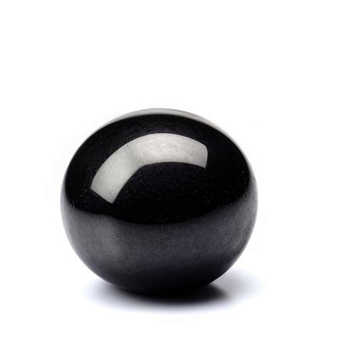 Premium Photo A Black And White Sculpture Of A Sphere With A White