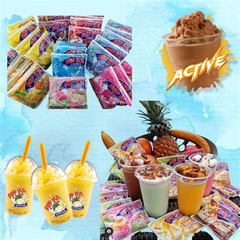 Borong Rm05010pcs Pop Ice Es Blender Aneka Rasa 23gram Sachet